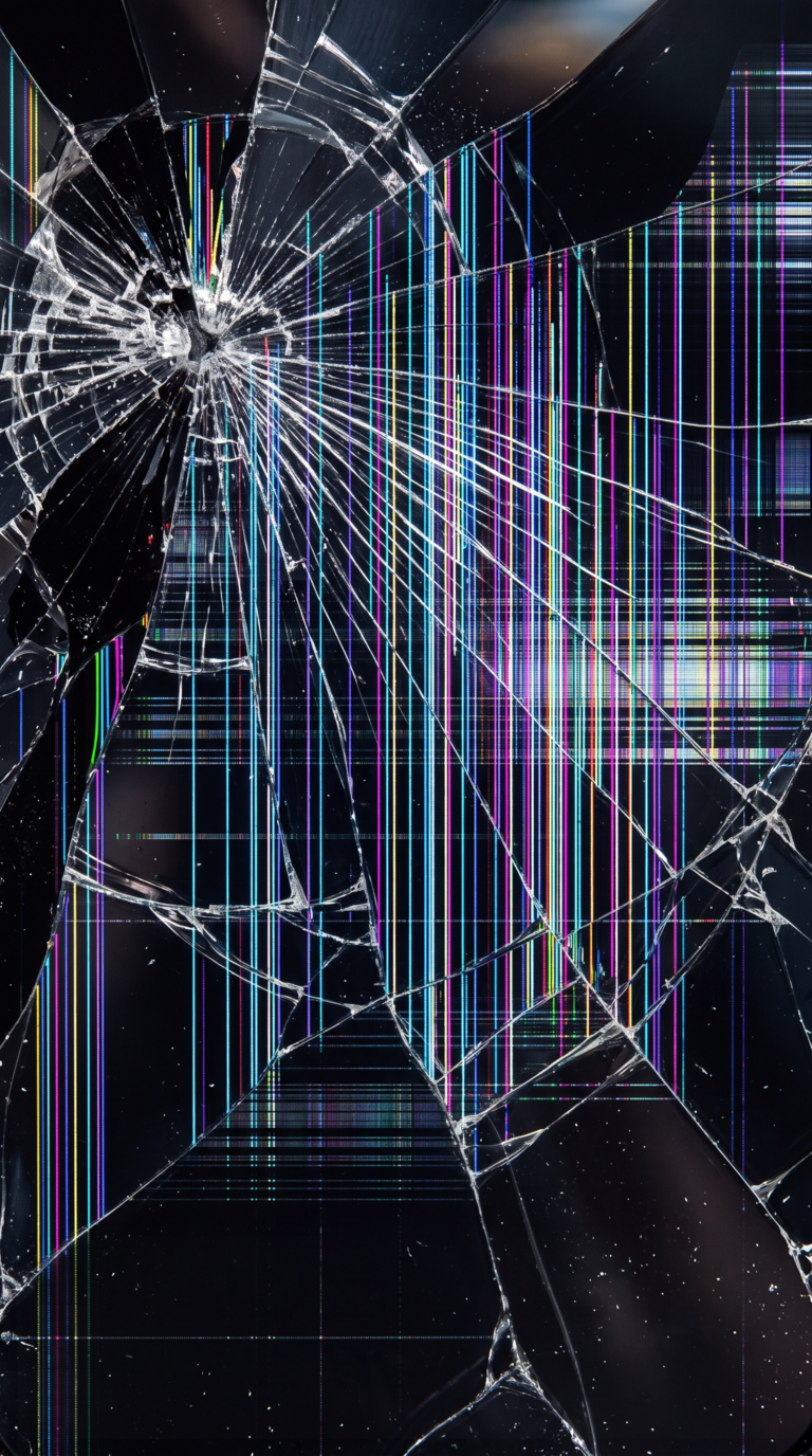 50 Realistic Broken Screen Wallpapers for iPhone & Android (4K HD)